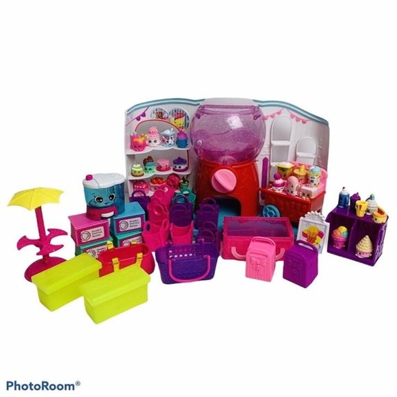Shopkins | Toys | Shopkins Lot Of 5 Sweet Shop Figures Umbrella Bags ...